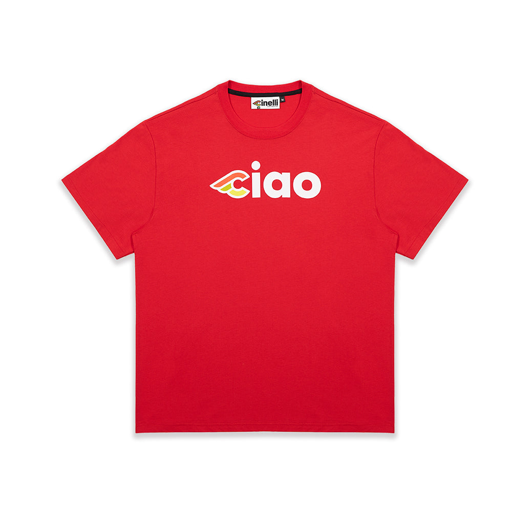 T-SHIRT CIAO 2 RED – Cinelli Official