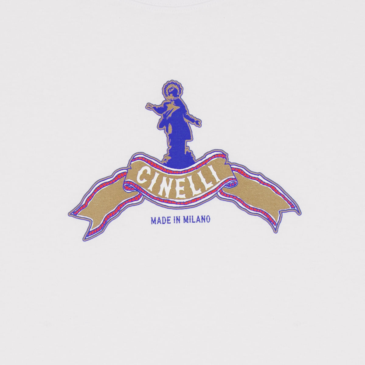 T-SHIRT MADONNINA WHITE – Cinelli Official